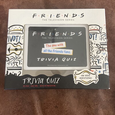 Friends TV Show Trivia Quiz Card Game 100 Questions Complete Paladone ...