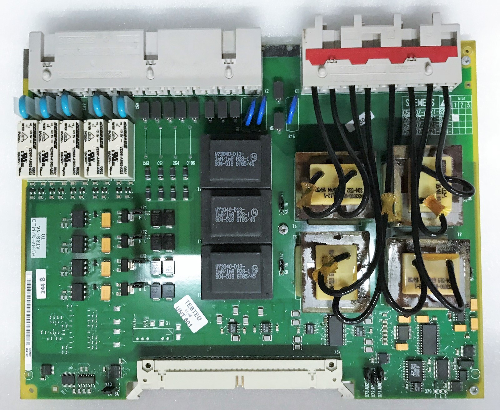 SIEMENS SIPROTEC 7SJ63 OVERCURRENT PROTECTION & CONTROL 7SJ6321-5EB60 ...
