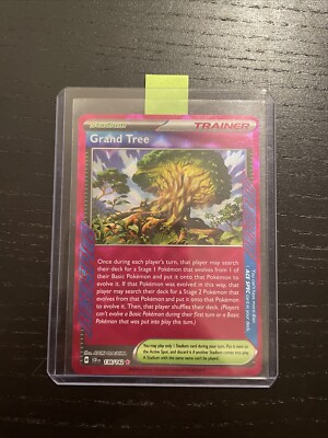Pokémon TCG - Grand Tree - Stellar Crown - Ace Spec Holo Rare 136/142 ...