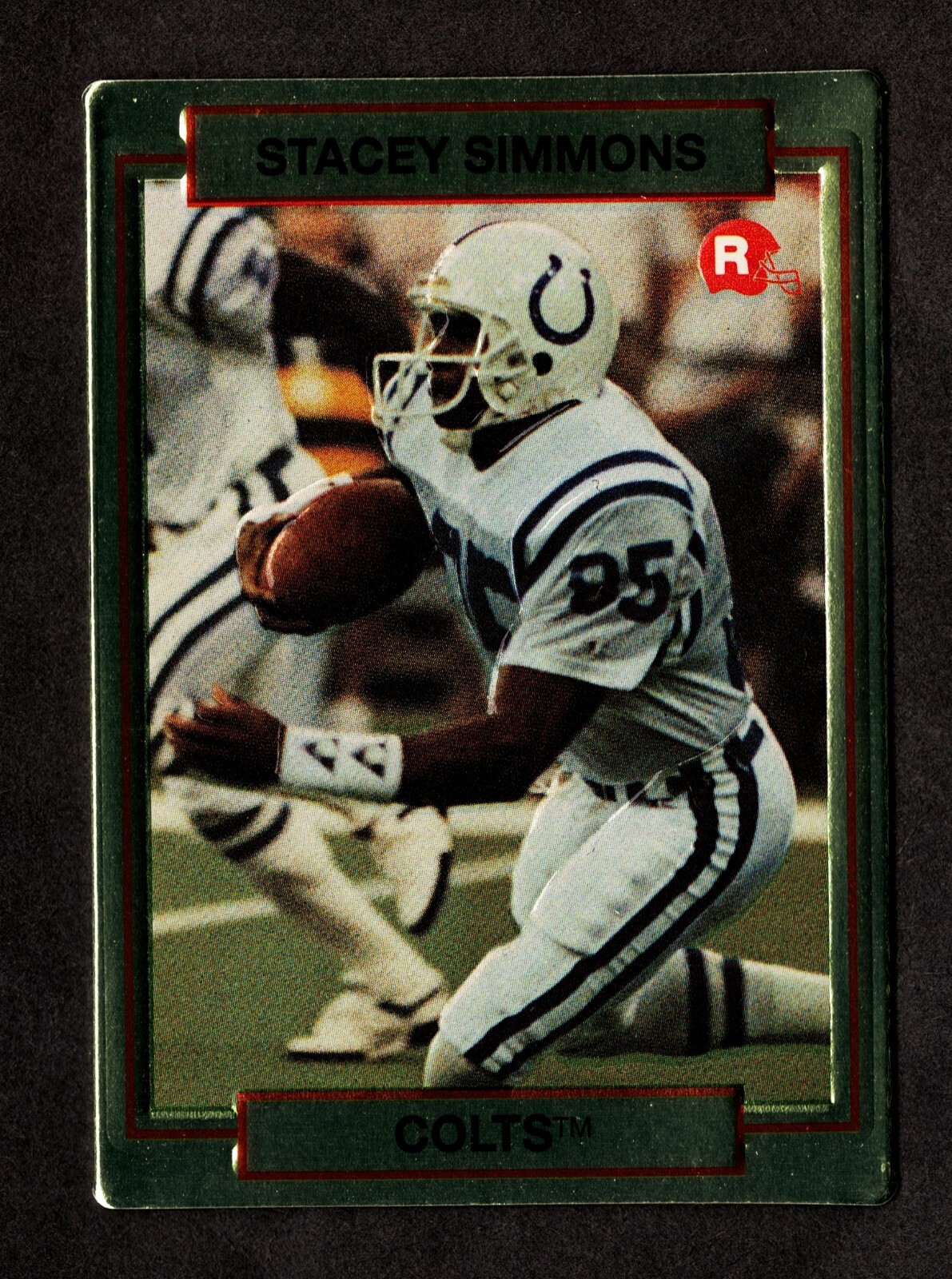 1990 ACTION PACKED RC #49 STACEY SIMMONS - INDIANAPOLIS COLTS - ROOKIE ...