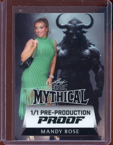 2024 Leaf Exotic Mythical Proof Minotaur Mandy Rose (1/1) | eBay