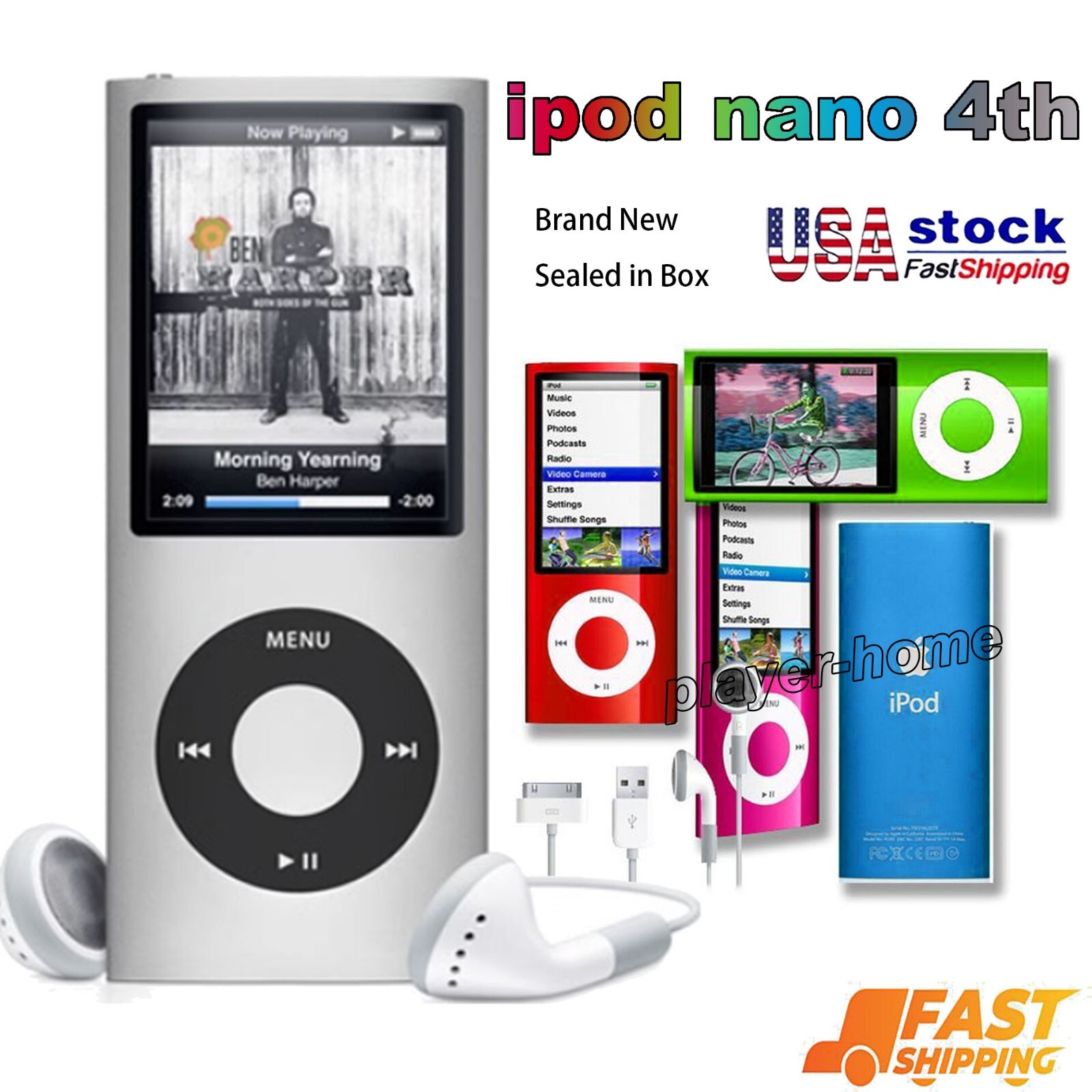 🎁 NEW sealed Apple ipod nano 4th generation (8GB/16GB) All colors -warranty！🎁 | eBay