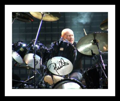 Phil Collins Autograph Signed & Framed Photo | eBay