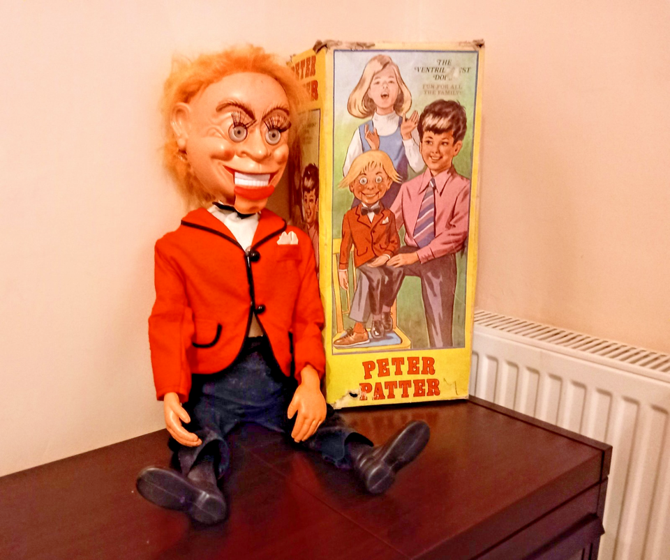 Peter Patter ventriloquist dummy puppet boxed , brother to Mr ...