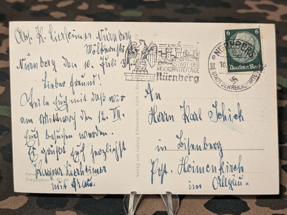 RARE German Reich WWII WW2 Reichsparteitag Nürnberg Rally Grounds ...