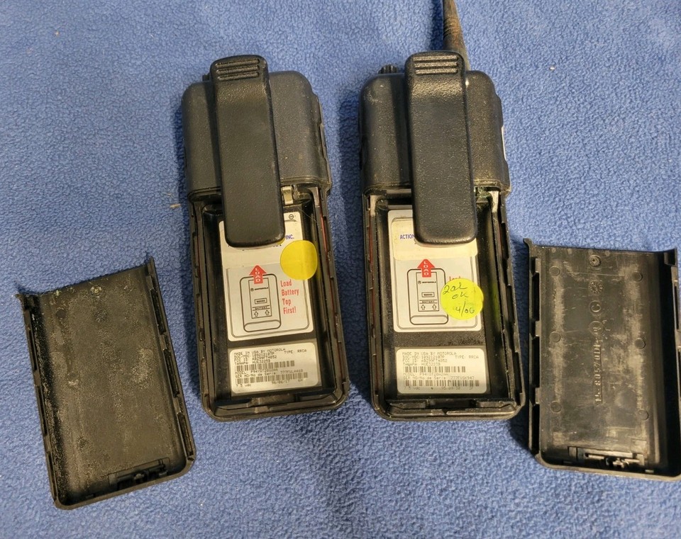 Lot of 2 Motorola SP50+ UHF Radios, Untested, Battery Removed | eBay
