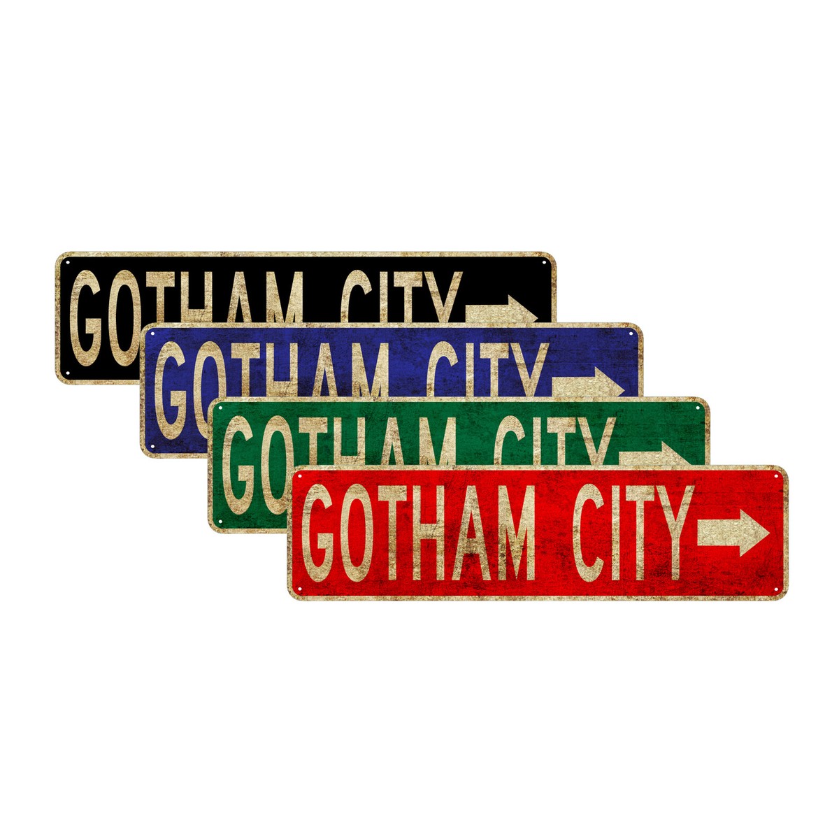 Gotham City Street Signs