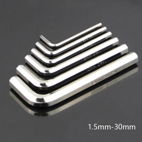 Allen Keys Hex Wrench Hexagon Key M4 Small Spanner 1.5mm-30mm Metric L ...