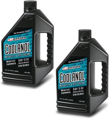 2 Pack Maxima Coolanol Antifreeze Coolant 64 oz 82964 Motorcycle Atv ...
