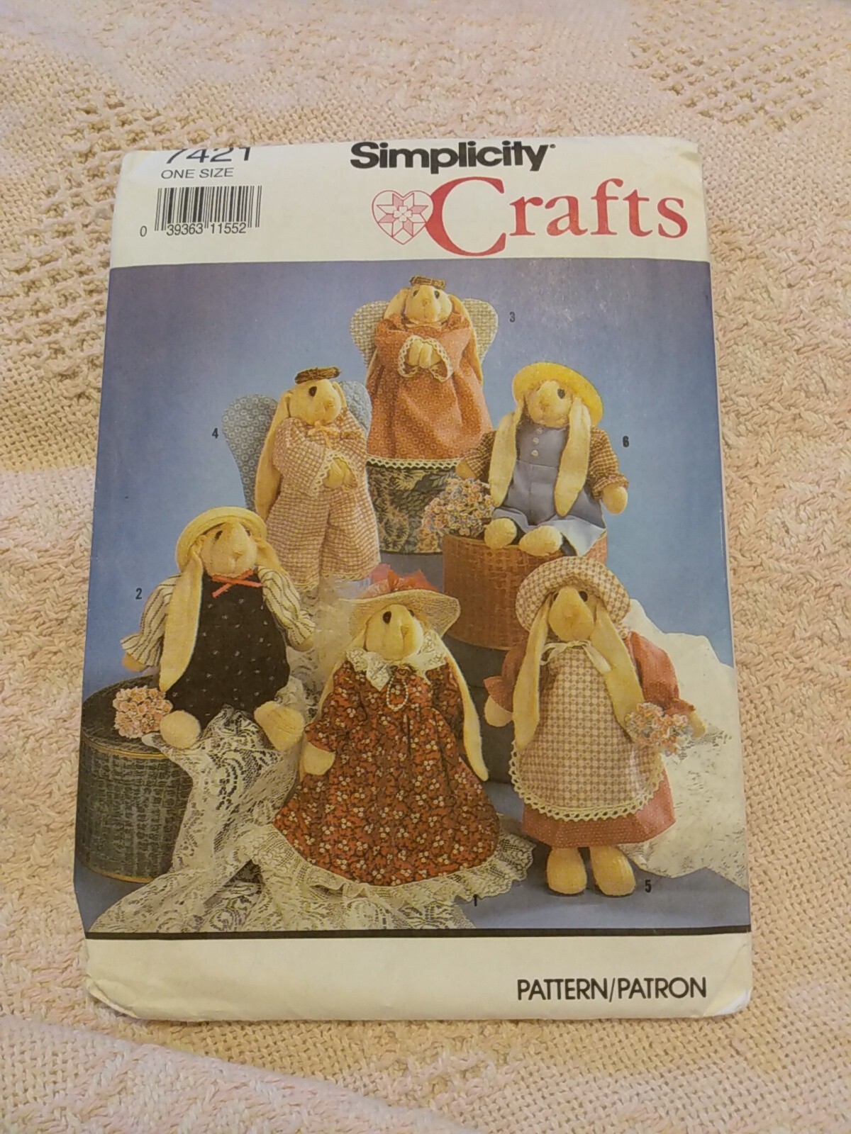 Simplicity Crafts Pattern 7421 Decorative Sock Bunny and Clothes for ...