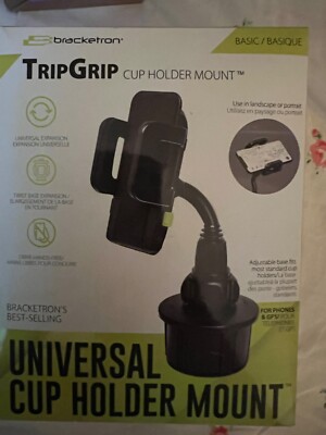 Bracketron Trip Grip 360° Universal Cup Holder Mount - Black SL | eBay