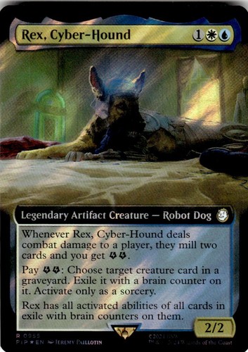 Rex, Cyber-Hound Extended Art Surge Foil 2024 MTG Fallout A17 #0955 ...