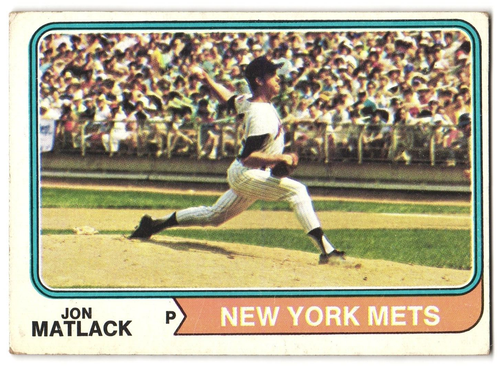 Jon Matlack 1974 Topps ML Baseball Card # 153 NY Mets | eBay