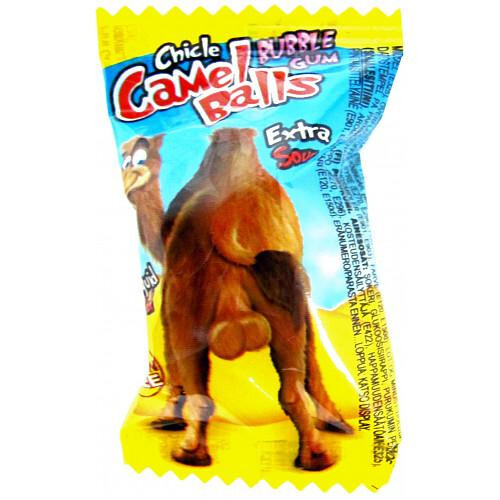 Fini Camel Balls Bubble Gum Balls - 24-Pack - Extra Sour - Liquid ...