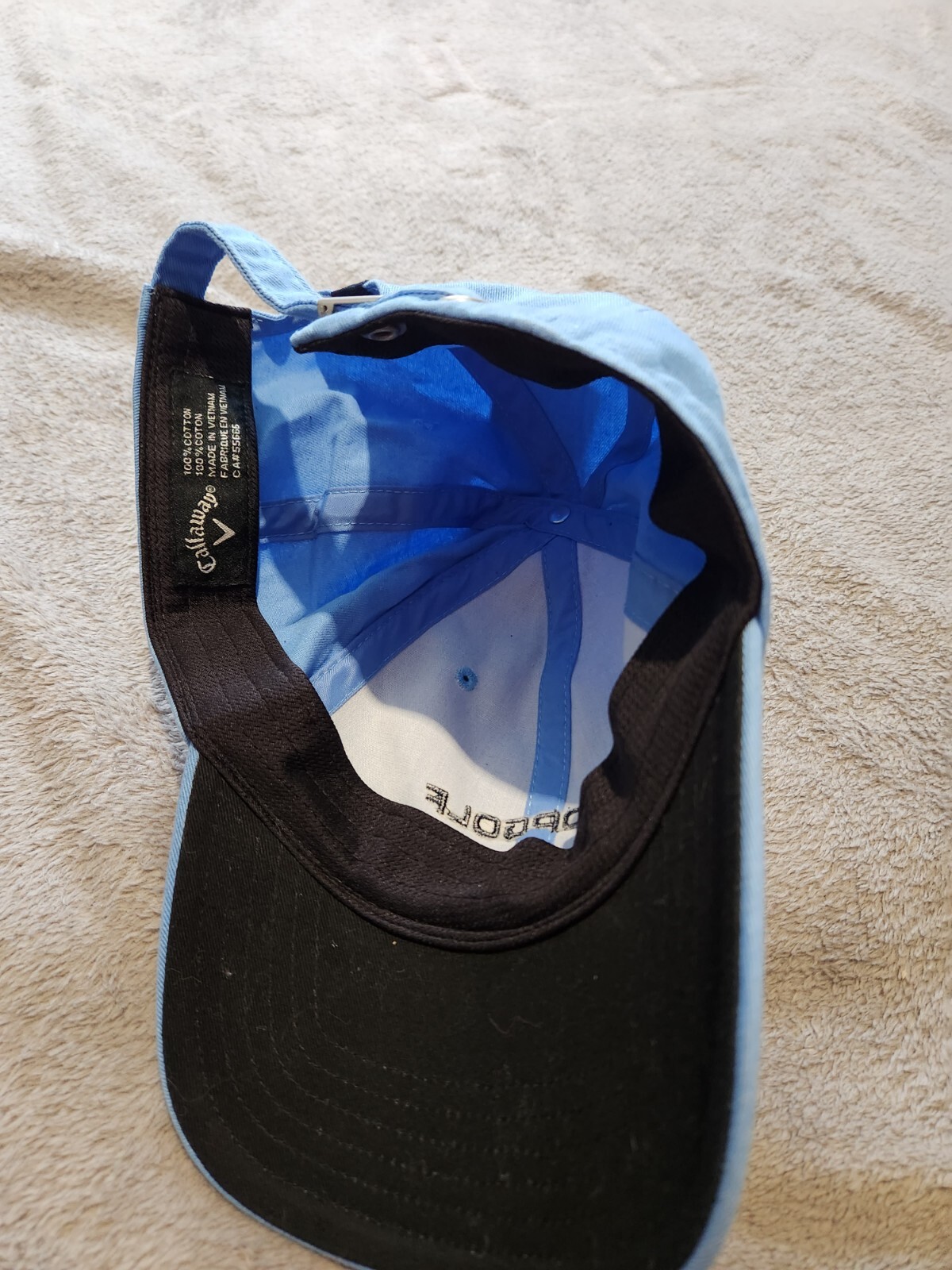 NWT Callaway Top Golf Golf Hat Baseball Cap Baby Blue Adjustable Strap ...