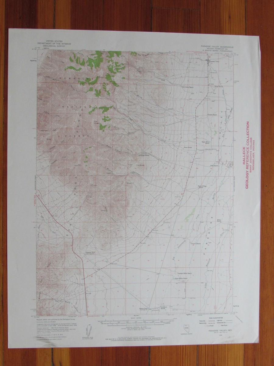 Paradise Valley Nevada Map Northwest Nevada Historical Markers | Fort