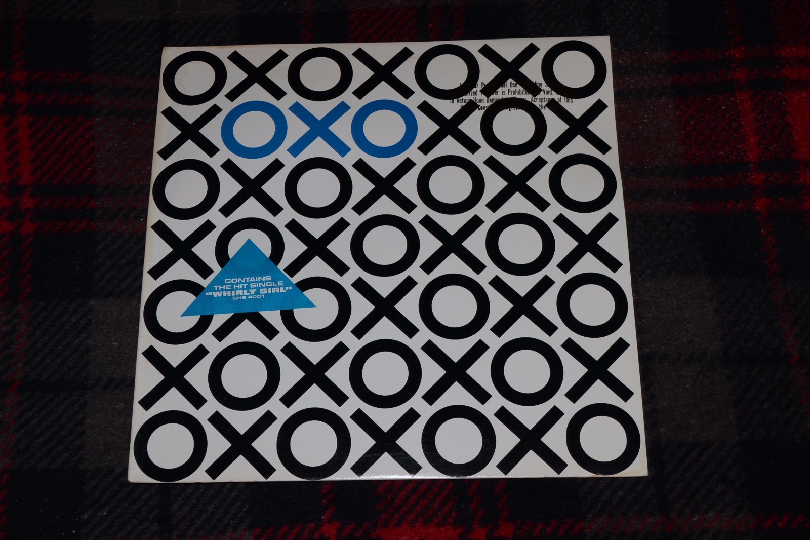 OXO~Self Titled LP~Geffen Records GHS 4001~PROMO COPY~FAST SHIPPING! | eBay