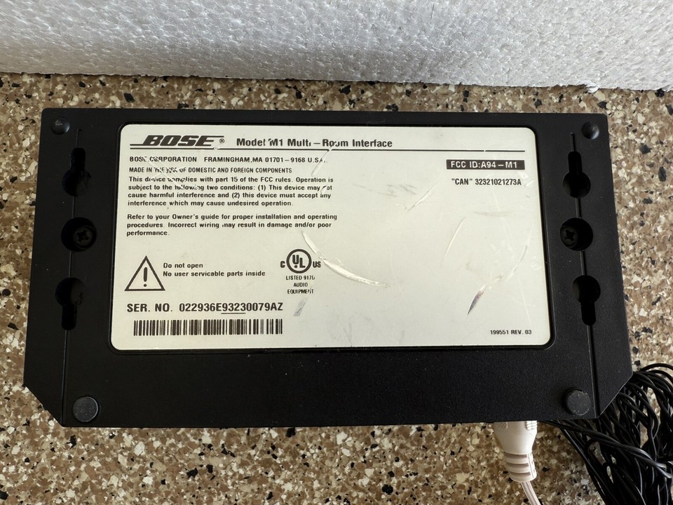 Bose Model M1 Multi-room interface for LIFESTYLE 40/50 *WORKING ...