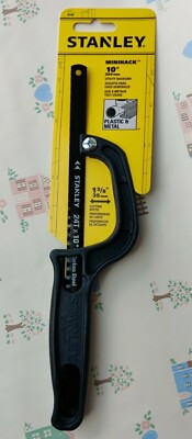 NEW STANLEY MINI HACK UTILITY HACKSAW WITH 10" BLADE | eBay