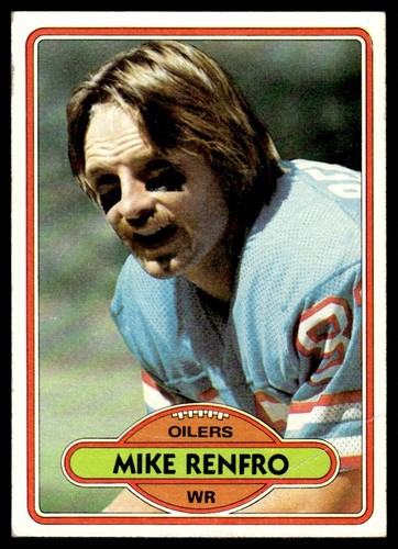 1980 Topps Mike Renfro Rookie Houston Oilers #301 | eBay