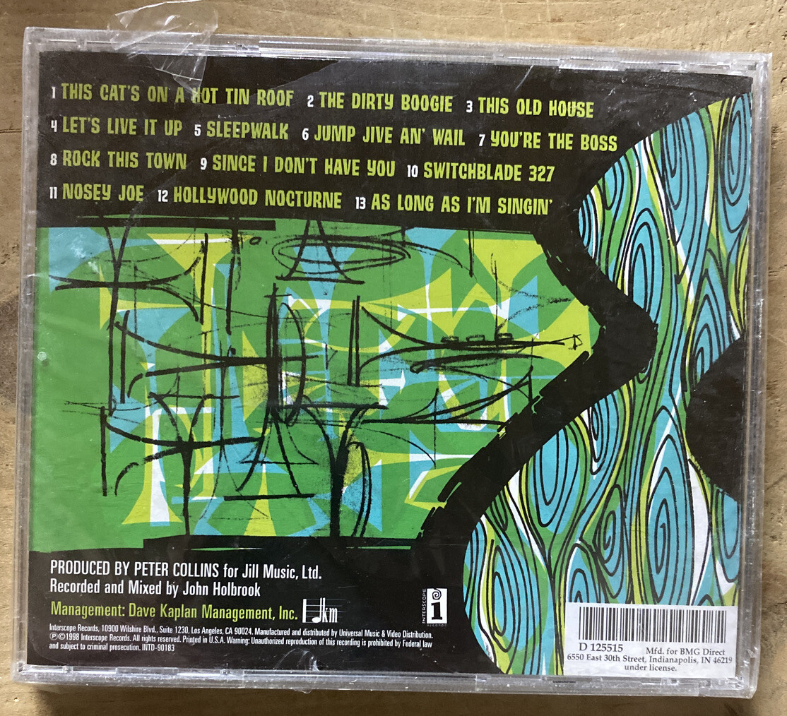 Brian Setzer Orchestra The Dirty Boogie CD Jump Jive an' Wail Sleepwalk ...