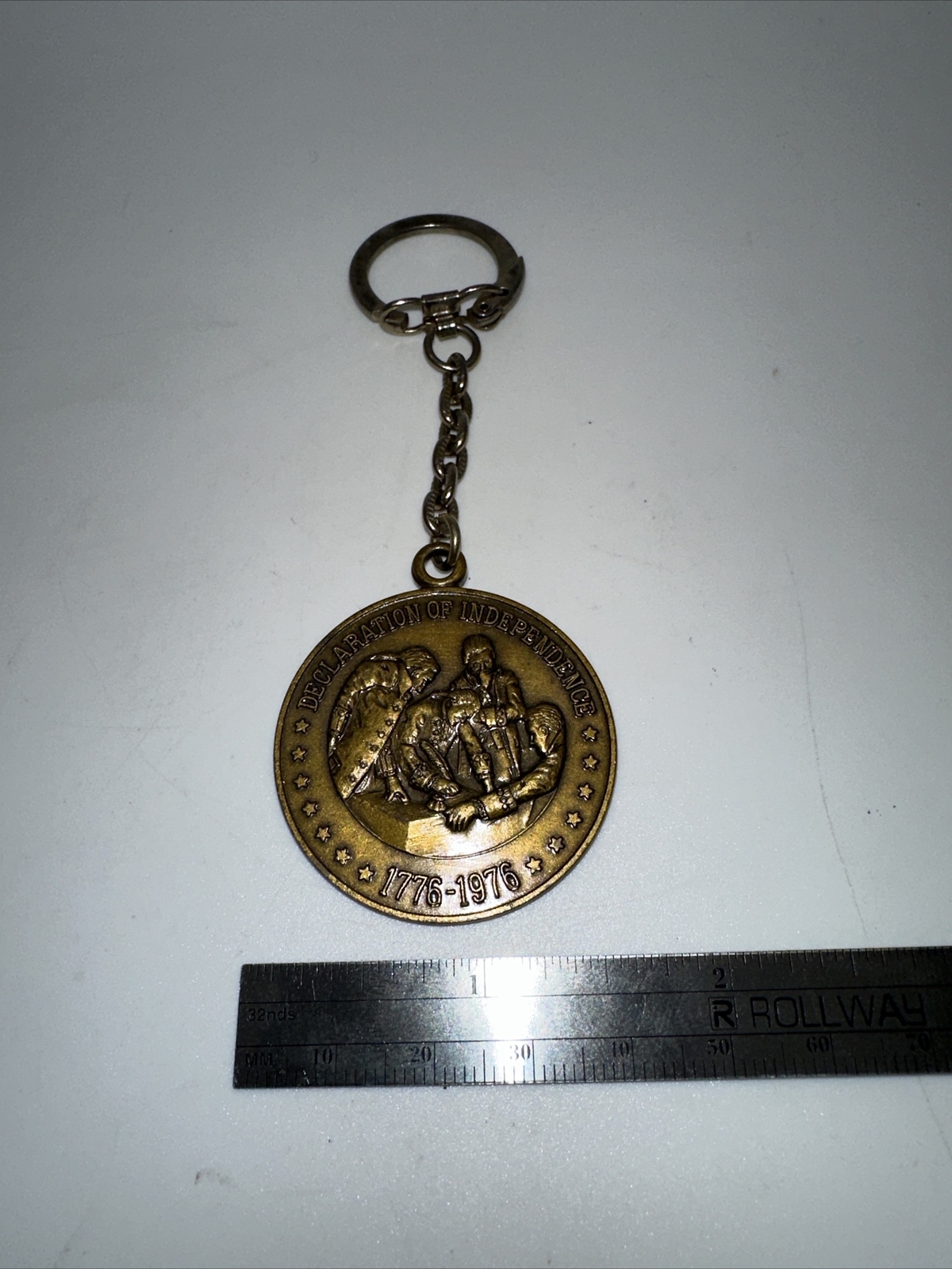 ** 1776 - 1976 DECLARATION OF INDEPENDENCE KEY CHAIN NUMBERED ...
