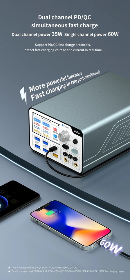 P3208 Smart Regulated Power Supply Meter Repair 32V/8A Adjustable 320W ...