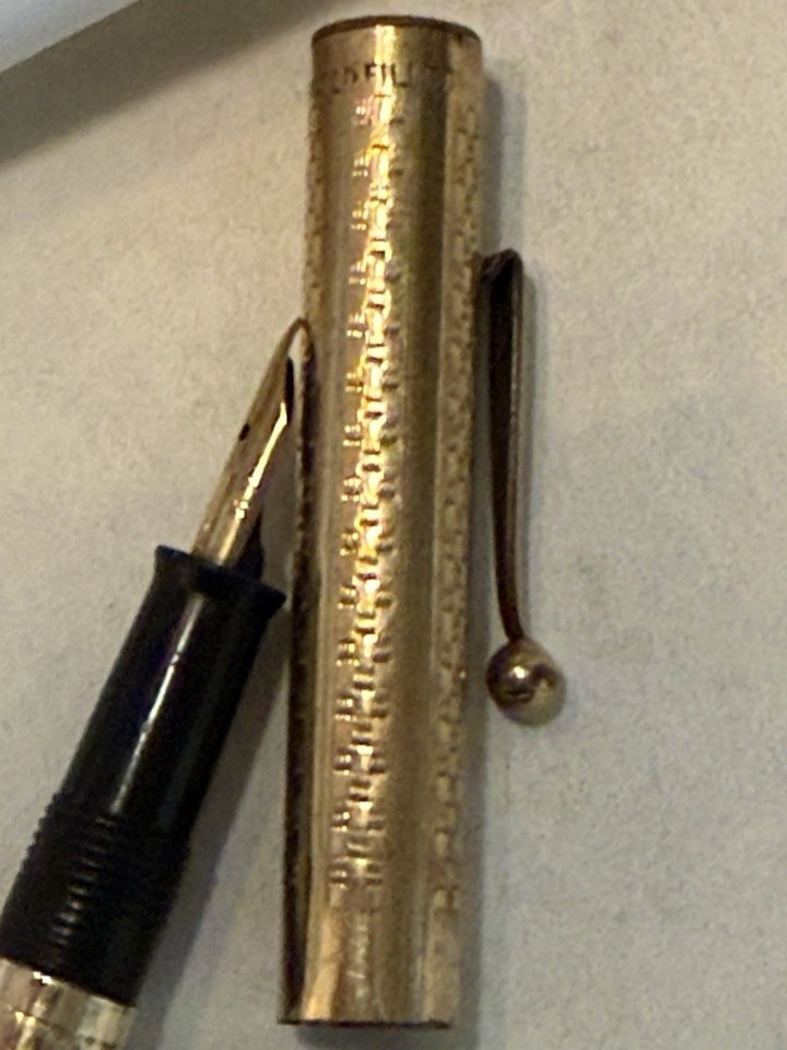 Vintage Eclipse 14k Gold-Filled Fountain Pen Warranted 14k Nib | eBay