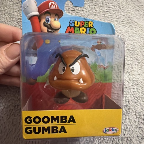 Super Mario Bros Gooma Mushroom Nintendo Mini Action Figure 2” 2022 (P ...