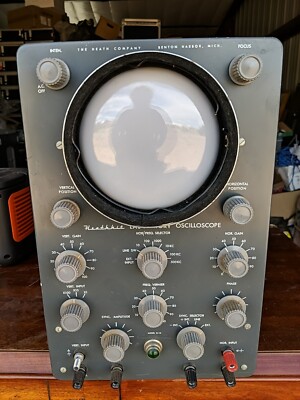 Vintage Heathkit Laboratory Oscilloscope Powers On Electronics Tester ...