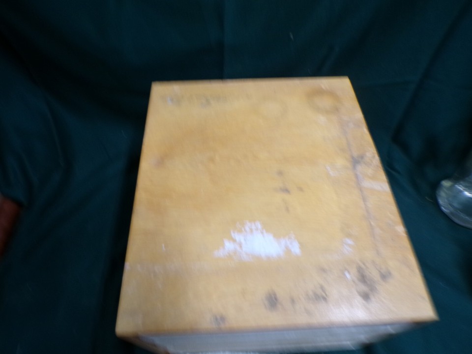 Vintage DMC 3 Drawer Wooden Storage Box With Dividers | eBay