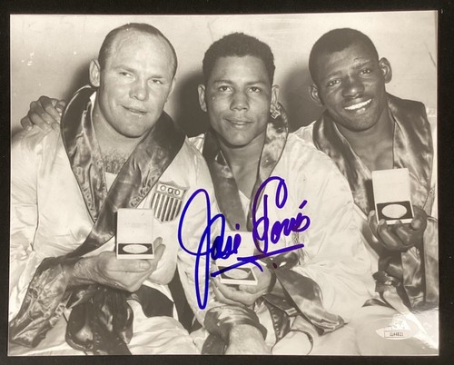 Jose Torres Signed Photo 8x10 Boxing Autograph Olympic Silver ...