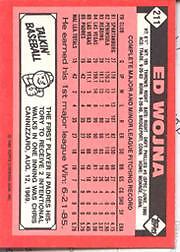 1986 (PADRES) Topps Tiffany #211 Ed Wojna | eBay