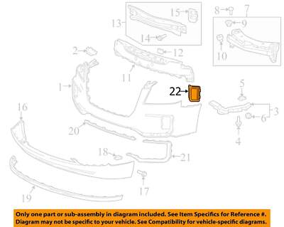 GM OEM 16-17 Terrain Front Bumper Grille Bumper Components-Trim Cover ...