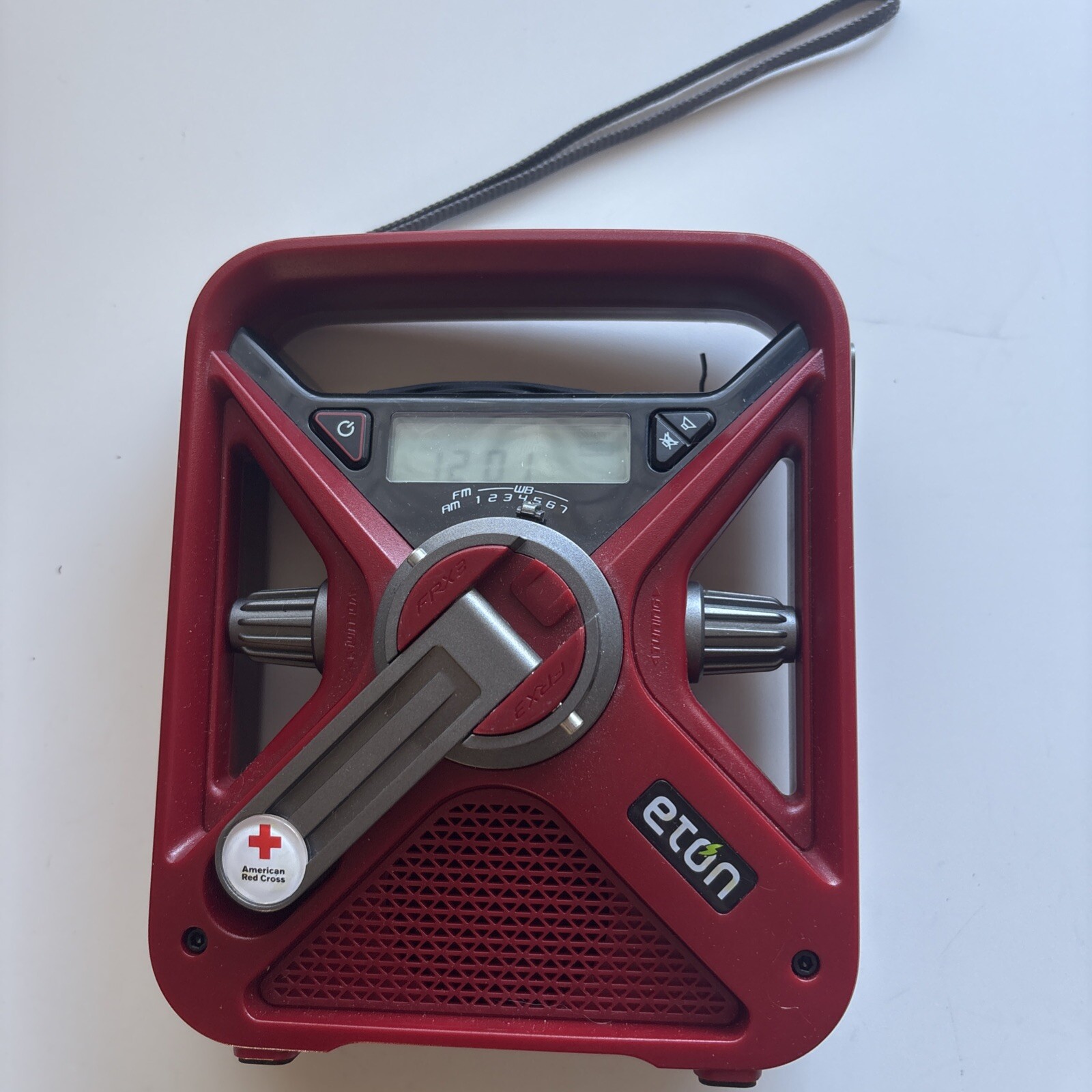 Eton American Red Cross Emergency NOAA Weather Radio Solar & Hand Crank ...
