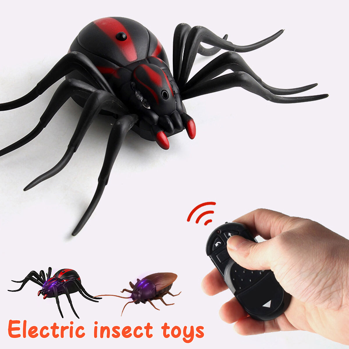 Remote Control Insects Remote Control Spider Toy Electric Realistic ...