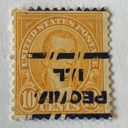 ERROR INVERTED PRECANCEL PEORIA ILLINOIS ON 10C US STAMP | eBay