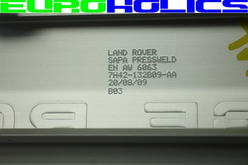 SET Range Rover L322 07-12 Front Rear Left Right Aluminum Door Sill ...