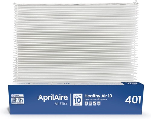 AprilAire 401 MERV 10 Replacement Furnace Filter 16x25x6 for Model 2400 ...