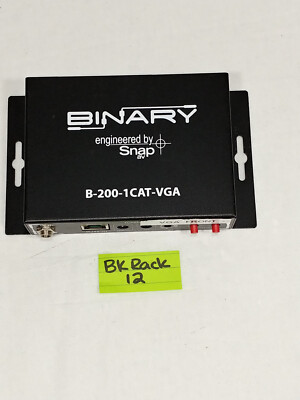 Binary 200 Series VGA over Cat5e/6 Extender Transmitter Receiver B-200-1CAT-VGA | eBay