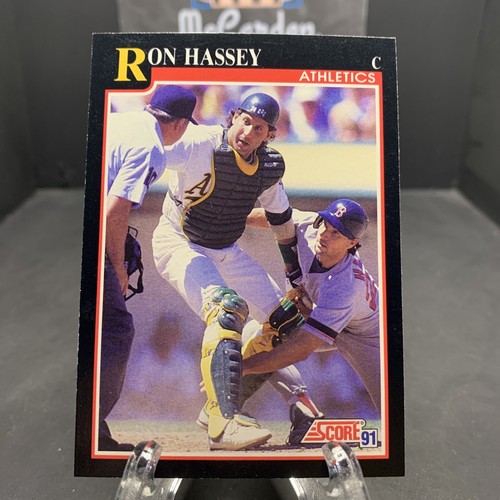 1991 Score Ron Hassey #806 Oakland Athletics | eBay