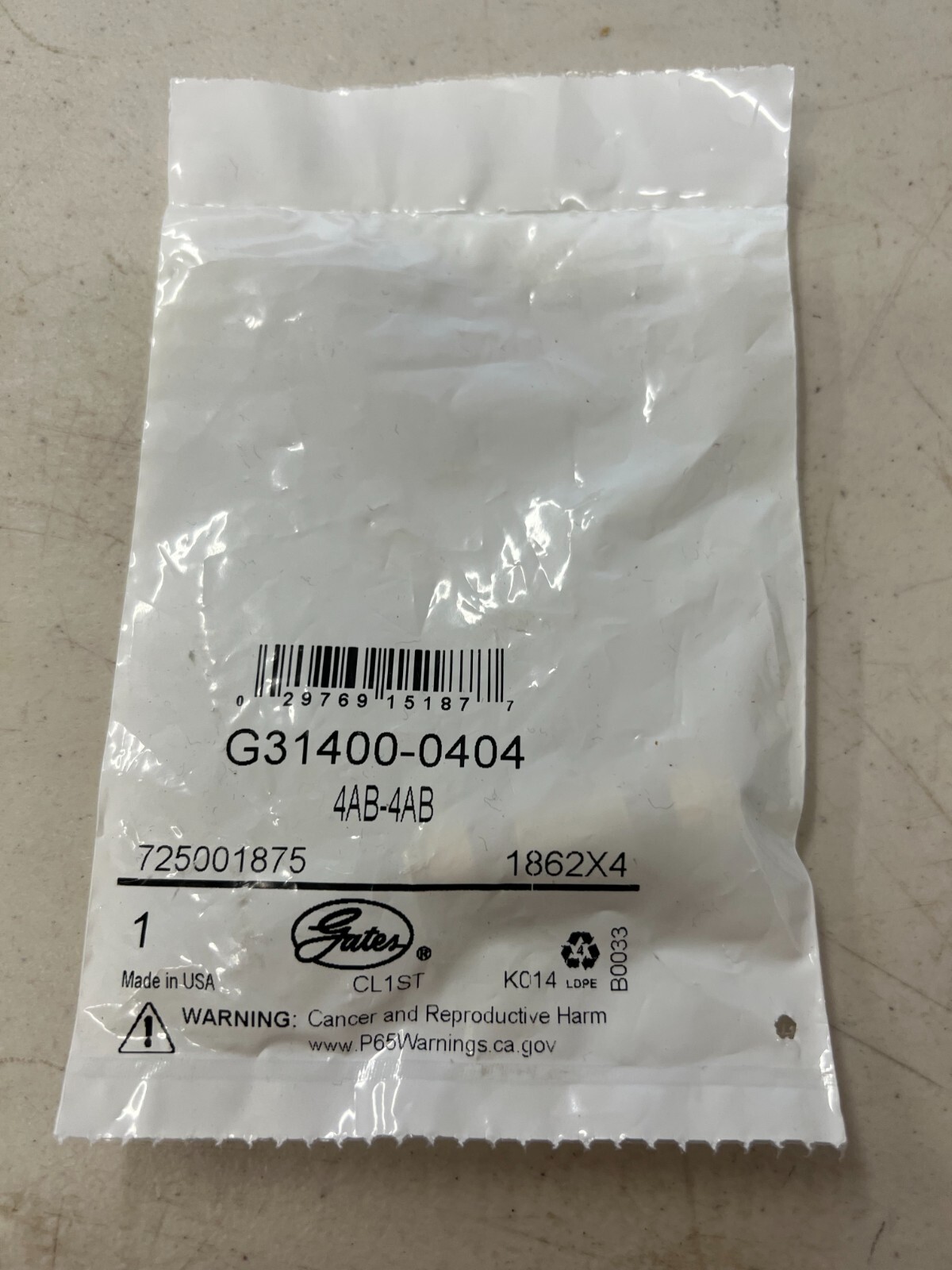 Gates G31400-0404 Air Brake Connector for sale online | eBay