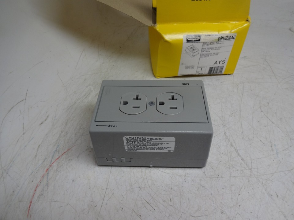 New Hubbell DRUB20AC Din Rail Utility Box | eBay