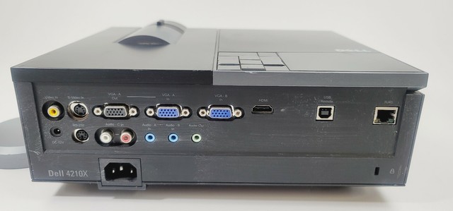 Dell 4210x DLP Projector 3500 Lumens HDMI Network 0W883J - No Remote ...