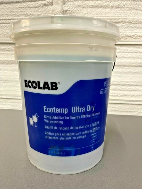 Buy Ecolab 15172 ECOTEMP Ultra Dry Rinse Additive for Machine ...