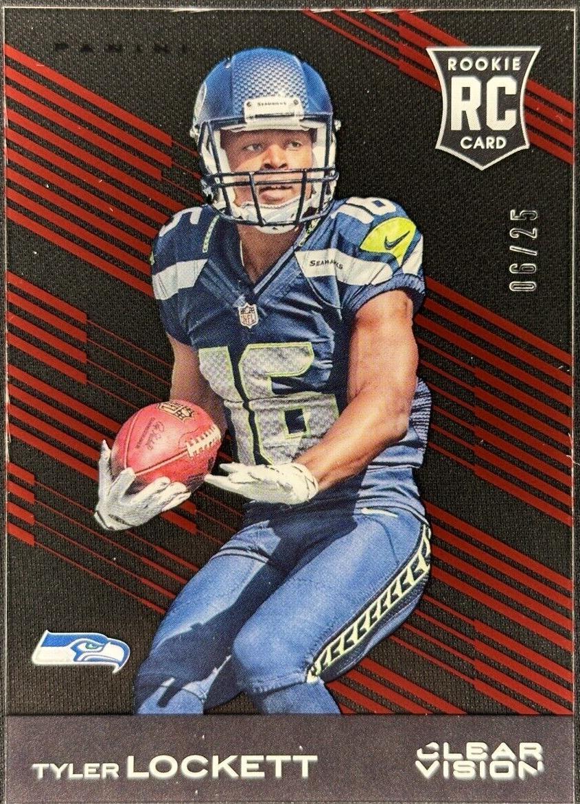 2015 Panini Clear Vision - Rookie Tyler Lockett #127 Red /25 (RC) for ...