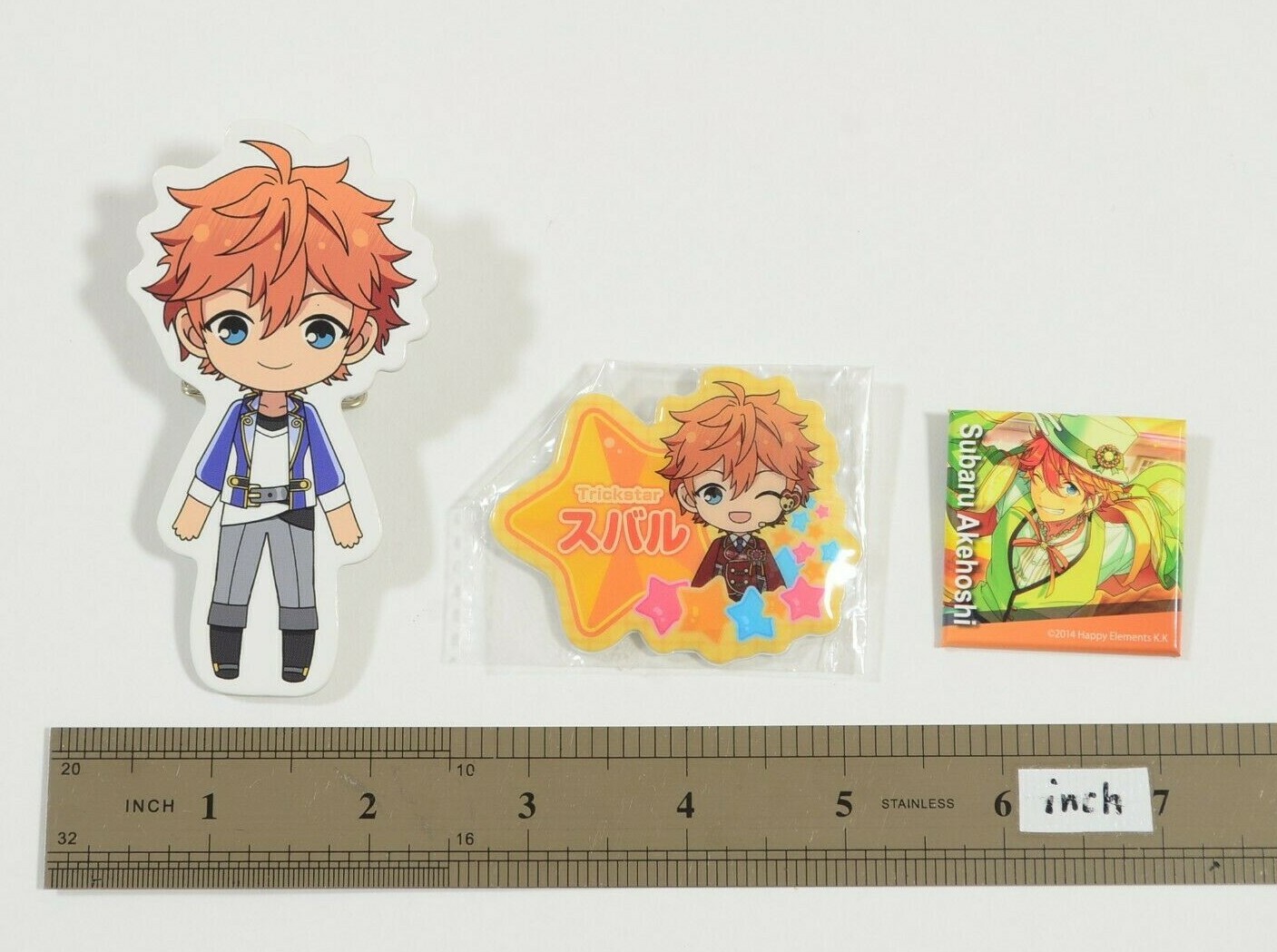 Ensemble Stars Subaru Akehoshi Set Cardboard Vinyl Can Badge Japan ...