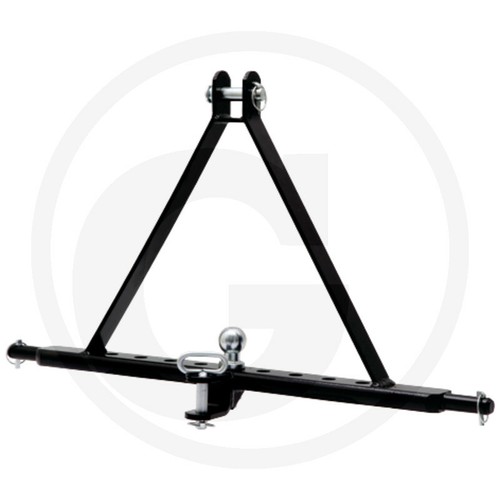 3 POINT LINKAGE TOW HITCH Compact Tractor Mounted Towing Triangle Cat 2 ...