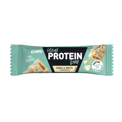 Corny your Protein bar Vanilla White Crunch mit Vanillegeschmack 45g ...