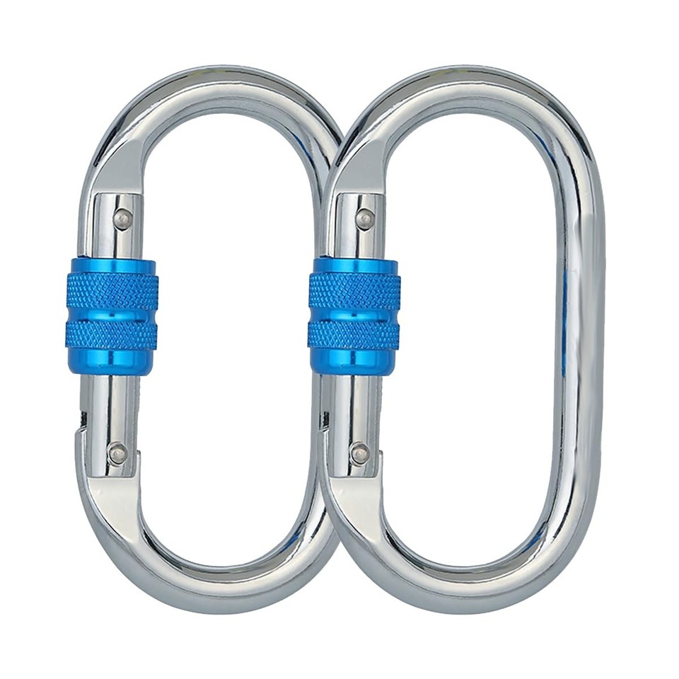 Heavy Duty Locking Climbing Carabiner Clip CE 25kN 5600LB Rugged ...